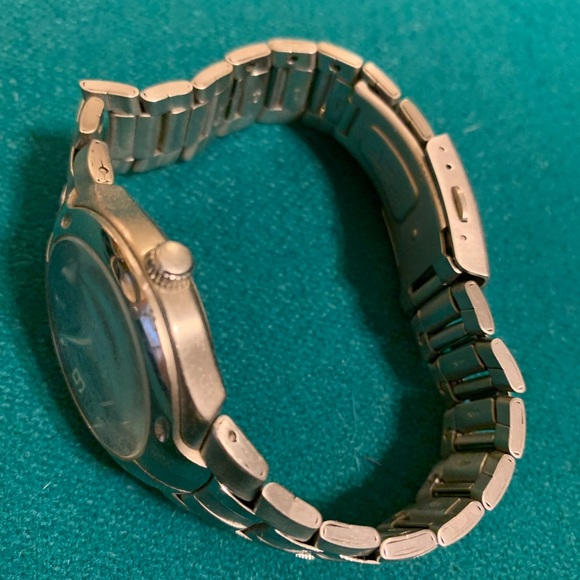 Casio | Accessories | Casio Mens Silver Watch Blue Face Background May ...